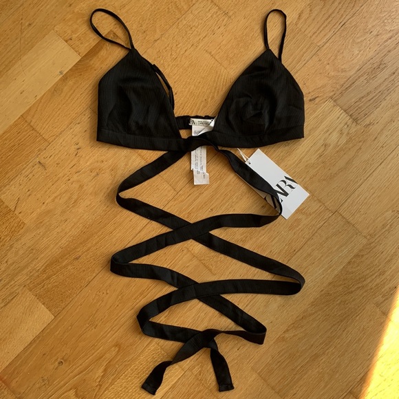 Zara | Tops | Zara Cross Strap Top | Poshmark